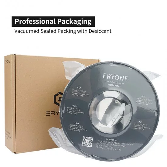 Koop Eryone Matte PLA Black Filament - Matte afwerking voor ...