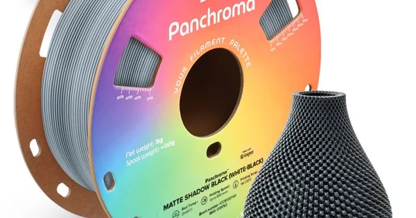 Polymaker Panchroma™ PLA Dual Matte Shadow Black (White-Black) - 1.75mm ...