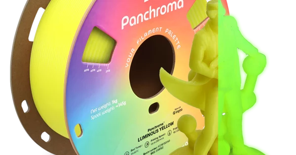 Polymaker Panchroma™ PLA Luminous Yellow Filament